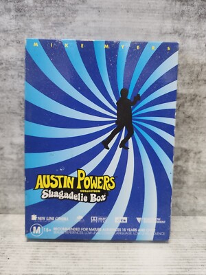 Austin Powers Collection Shagadelic Box DVD 3 Movie Disc Set Mike Myers ...
