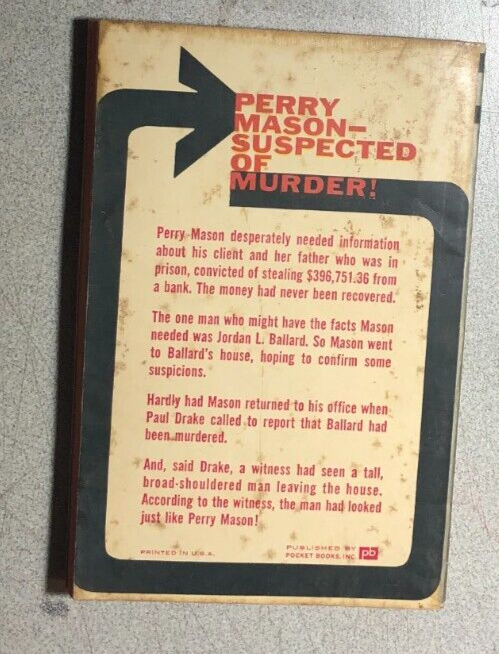SUN BATHER'S DIARY Perry Mason Erle Stanley Gardner (1963) Pocket Book ...