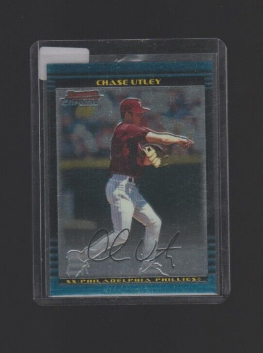 Chase Utley 2002 Bowman CHROME Rookie Card RC #241 - Philadelphia ...