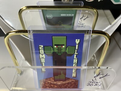 172 BLOCK CARD Zombie Villager 172 Minecraft Time To Mine NM | eBay
