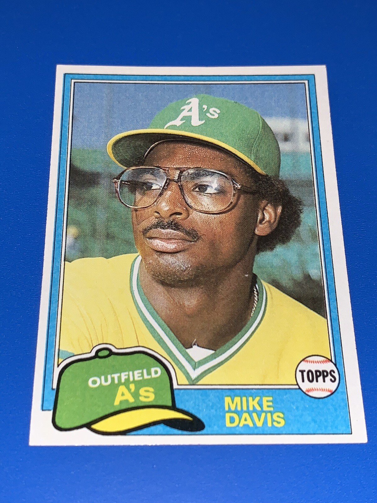 1981 Topps Mike Davis Baseball Card #364 Oakland Athletics Set Break NM ...