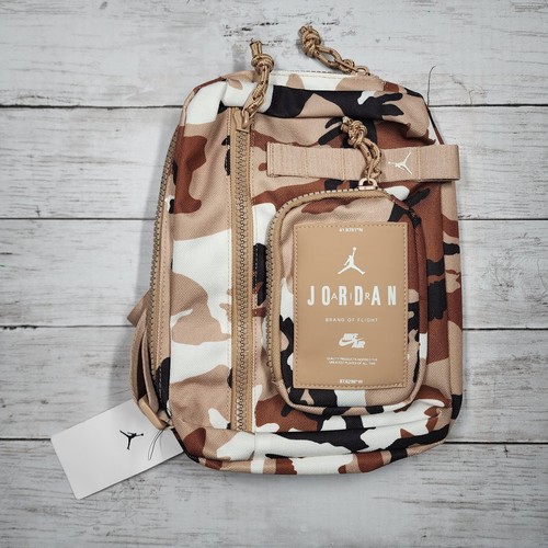 Nike Air Jordan Hesi Crossbody Bag(3L) Sling Bag Tan Camo MA0839 EE7 ...