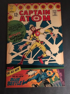 CAPTAIN ATOM #83 (1ST TED CORD BLUE BEETLE) CHARLTON FILE COPY 8.0 VF ...