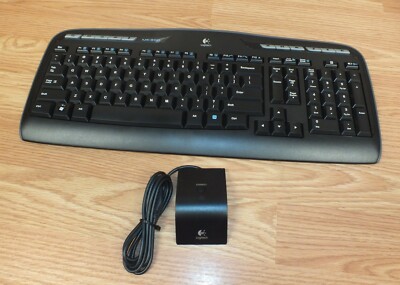 Logitech (MK300) Black RF Wireless Desktop Keyboard P/N 820-001952 w ...