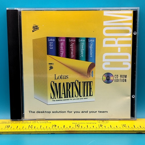Lotus SmartSuite Release 4 on CD 1995 Vintage Software Windows CD-ROM ...