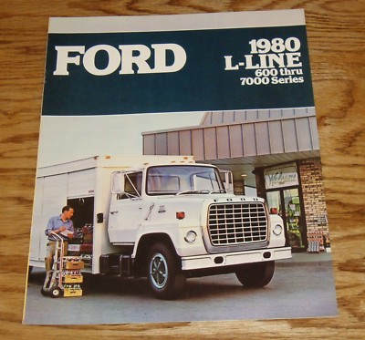 Original 1980 Ford L-Line Truck 600 - 7000 Series Sales Brochure 80 LN ...