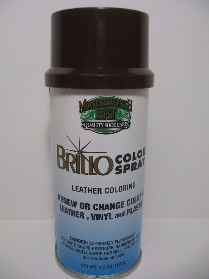 Brillo Color Spray Shoes Boots Leather Vinyl 4.5 oz. | eBay