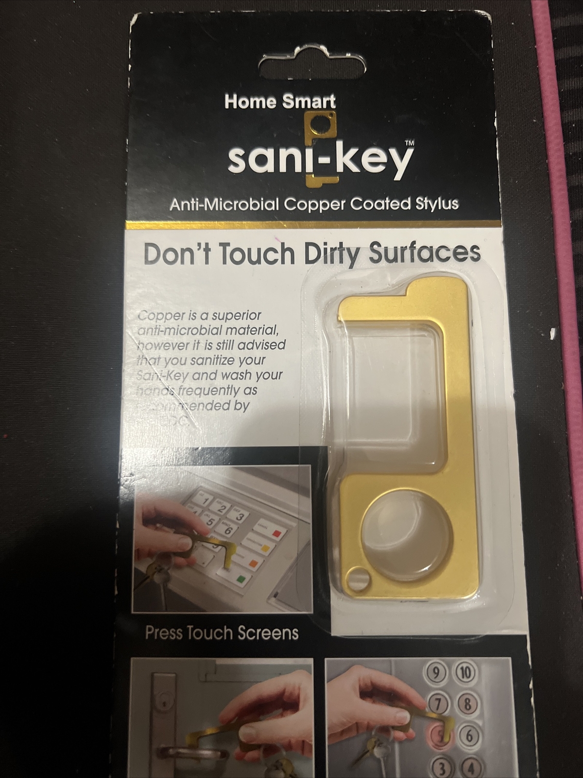 Home Smart SANI-KEY No Touch Copper-coated Stylus Anti-Microbial NEW | eBay