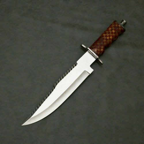 MODERN RAMBO 17" CUSTOM MADE D2 TOOL STEEL BLADE, TACTICAL SURVIVAL ...