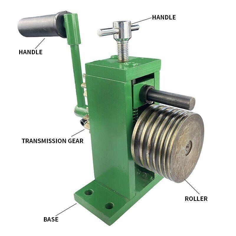 Bracelet Round Hand Cranking Bending Rolling Mill Machine Jewelry Tool ...