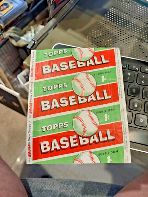 1955 Topps Gum Co. Baseball Card 1 Cent Wax Wrapper TOUGH! | eBay