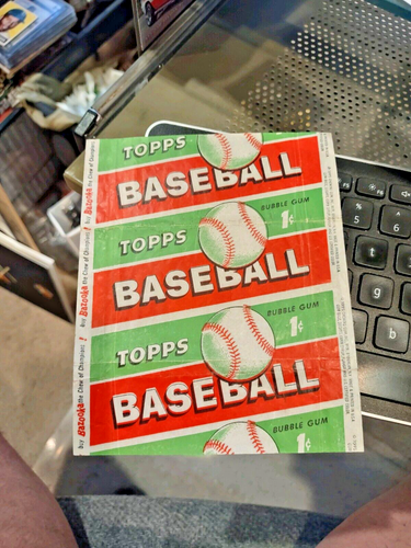 1955 Topps Gum Co. Baseball Card 1 Cent Wax Wrapper TOUGH! | eBay