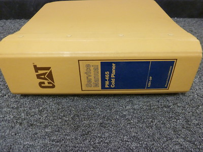 Caterpillar Cat PM-465 Cold Planer Miller Shop Service Repair Manual S ...