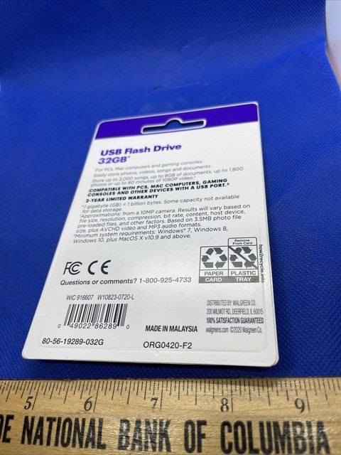 Walgreens Infinitive 32gb USB Flash Drive for sale online | eBay