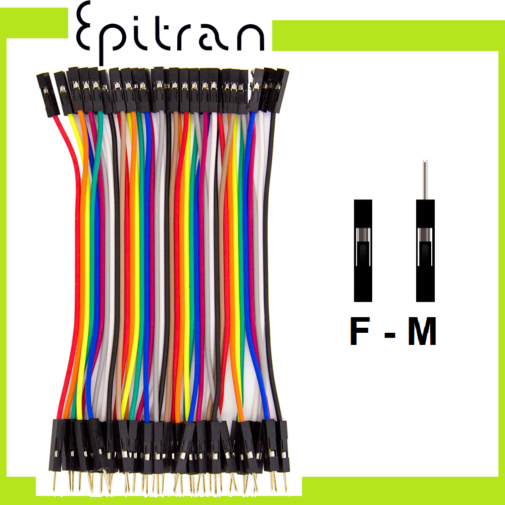 Cavi cavetti ponticelli jumper per arduino breadboard dupont maschio ...