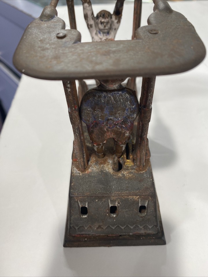 1800'S J & E Stevens ACROBAT Mechanical Acrobat Coin Bank For Parts or ...