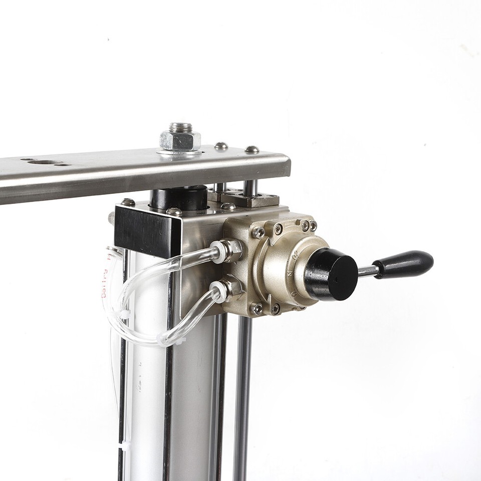 Paint Air Power Pneumatic Mixer 1/2HP W/ Air Lift Pail Lift+Power Stand ...