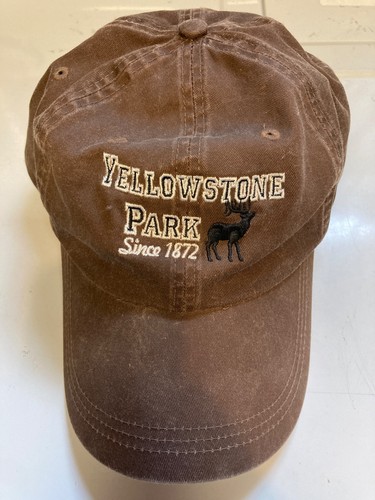 Yellowstone 1872 National Park Hat Baseball Cap Adjustable Ahead ...