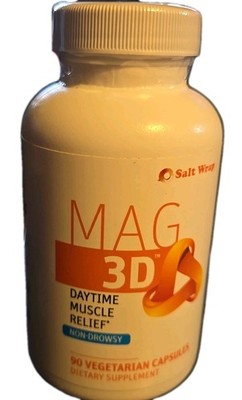 MAG 3 D Muscle Relaxer Supplement Leg Cramp Spasm Tension Relief 90ct ...