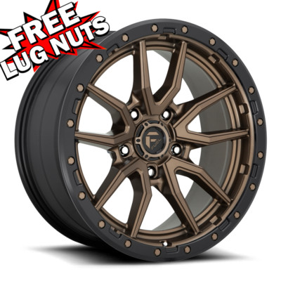 20 inch 20x10 FUEL D681 REBEL BRONZE wheel rim 6x5.5 6x139.7 -18 | eBay