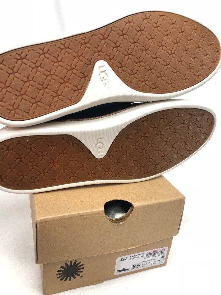 Ugg Australia Adley Perf Women's Fashion Sneakers Suede Leather Slip On ...
