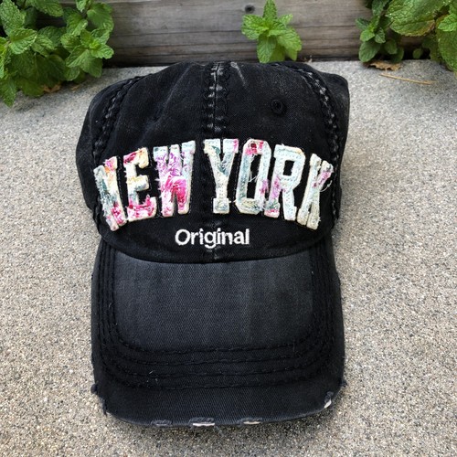 ROBIN RUTH New York Original Hat Baseball Cap Black Adjustable Patch ...