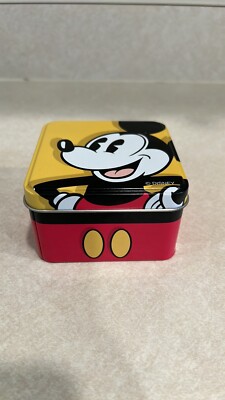 Special Edition Disney's Mickey Mouse Tin Metal 3.5"x3.5"x2.25" | eBay