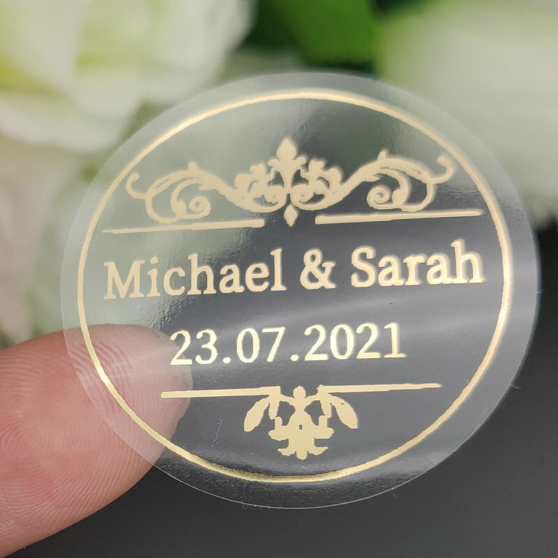 Wedding Stickers Michaels Delight Wildflowers Personalised Wedding