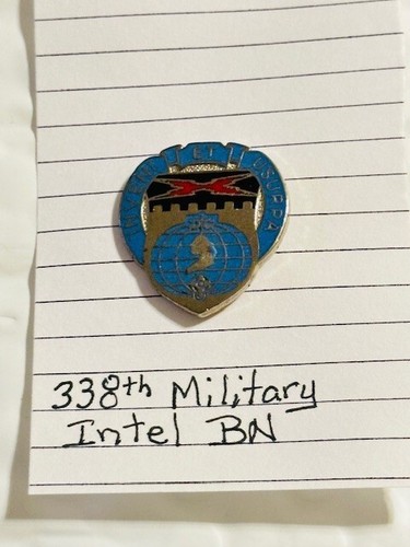 US Military pin DUI - 338th Military Intelligence Battalion | eBay