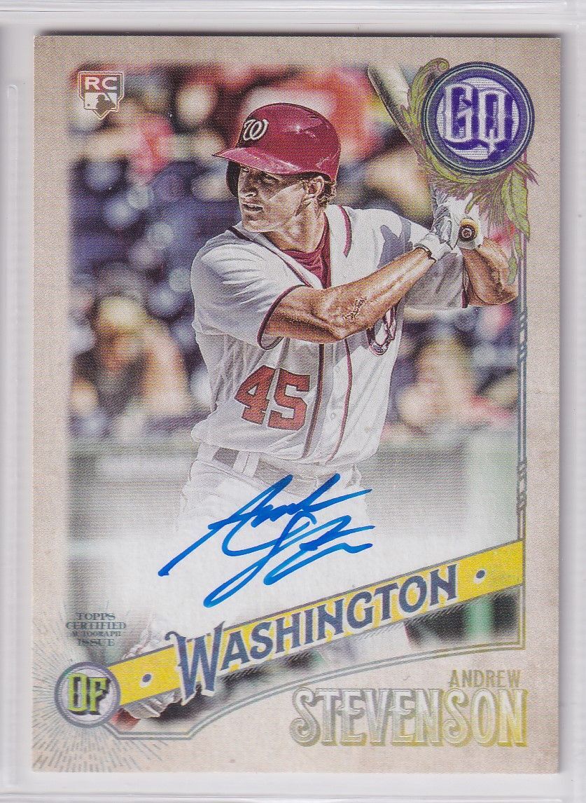 Andrew Stevenson 2018 Topps Gypsy Queen Auto Rookie Autograph |1123 | eBay