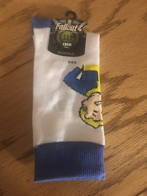 Fallout 4 Men's Crew Socks Sz: 10-13 ~BRAND NEW~ | eBay