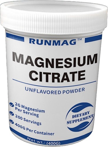 Food Grade Magnesium Citrate Powder, Vegan unflavored Organic Powder ...