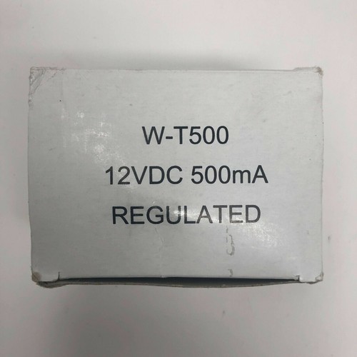 W-T500 AC/DC Power Adapter 12VDC 500mA Regulated Class 2 Transformer | eBay