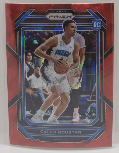 2022-23 Prizm Caleb Houston RC # 269 Red Cracked Ice Orlando Magic | eBay