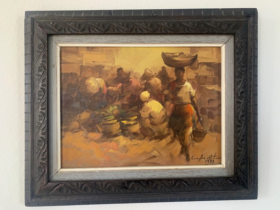 CESAR BUENAVENTURA Phillipine Impressionist original oil on canvas | eBay