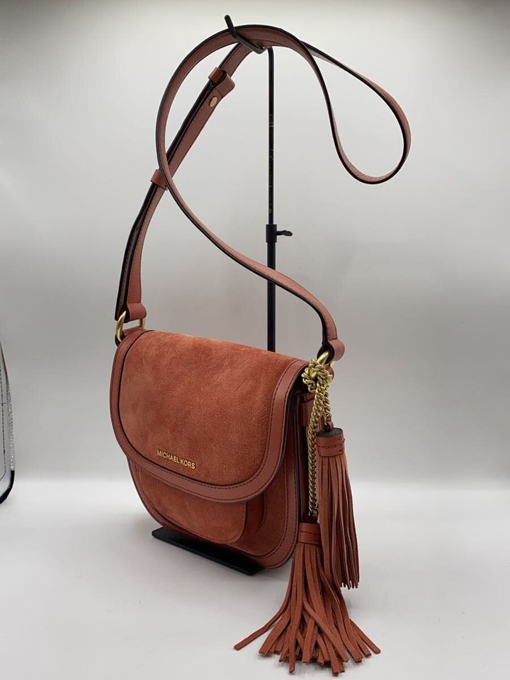 MICHAEL KORS Shoulder Bag in Red Leather (30T6TDQM2S) | eBay