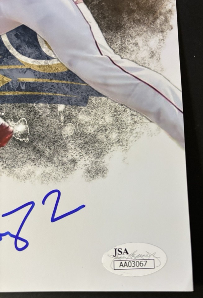 Corey Ray hand signed Louisville Cardinals Milwaukee Brewers photo JSA ...