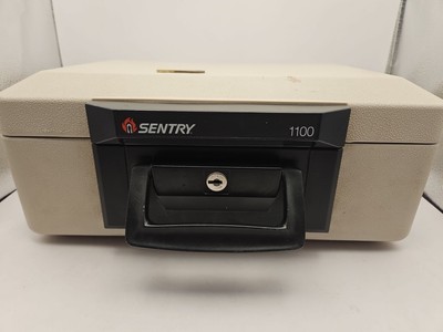 Sentry Fire Safe 1100 Fireproof Security Chest w key Portable with ...