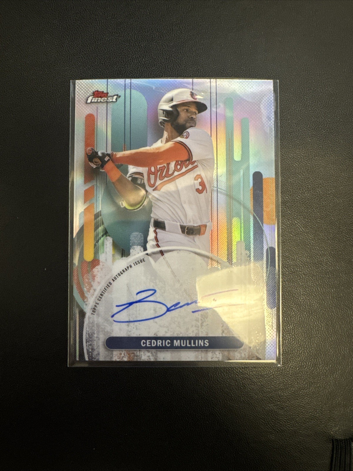 2025 Topps Finest - Finest Autographs Cedric Mullins #FA-CMU Refractor ...