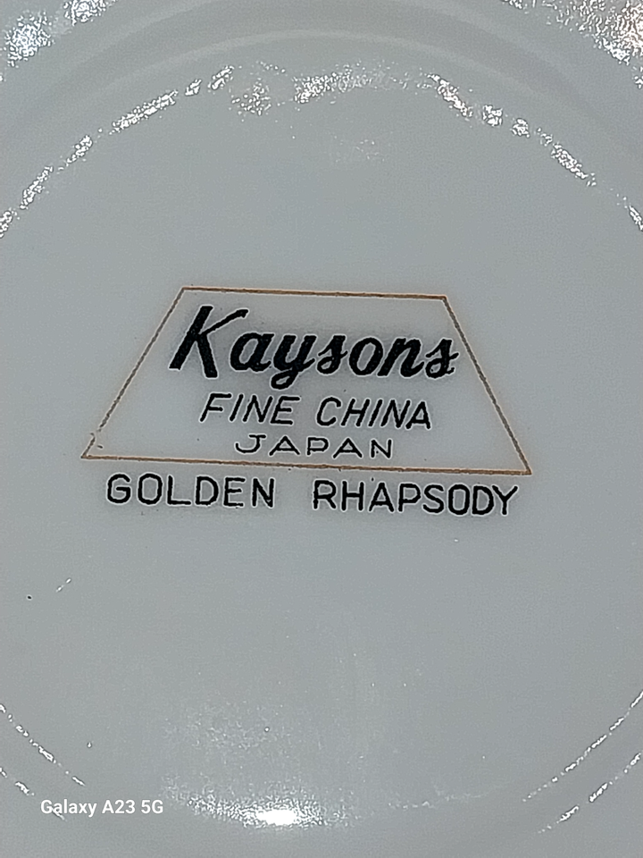 Vintage Kaysons Fine China~Golden Rhapsody~Large Set of (59)~ 1961 ...