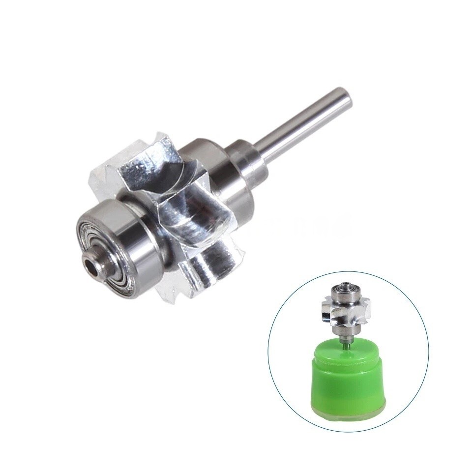 Burr Dental Air Turbine/NSK Style High Speed Handpiece Fiber Optic LED ...