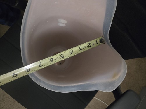 Above Knee (AK) Prosthetic Socket | Carbon Fiber | Left | Large | Clear ...