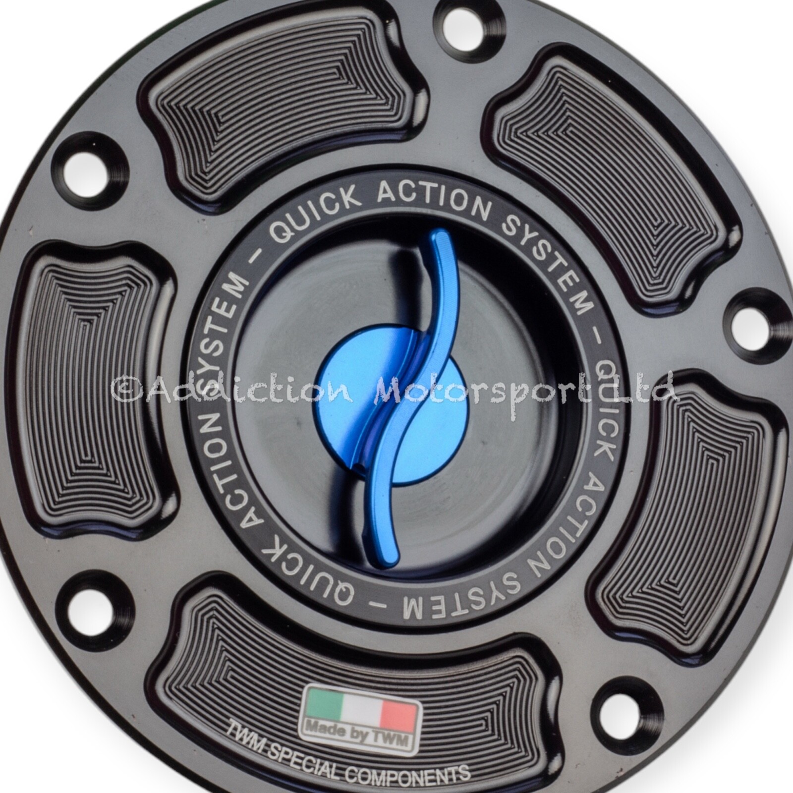 TWM Keyless Filler Petrol Gas Tank Blue Fuel Cap for MV Agusta Brutale ...