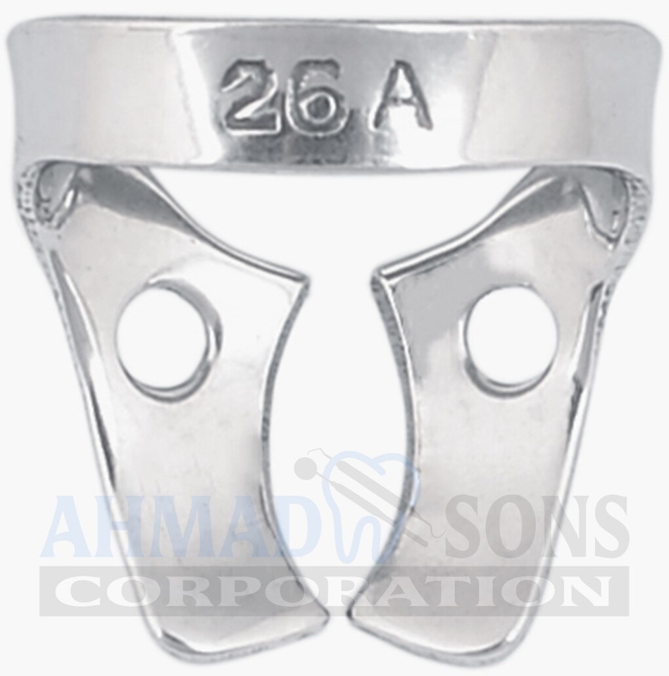 100 PCS Dental Rubber Dam Clamps Endodontics Ivory Retractors Premolar ...