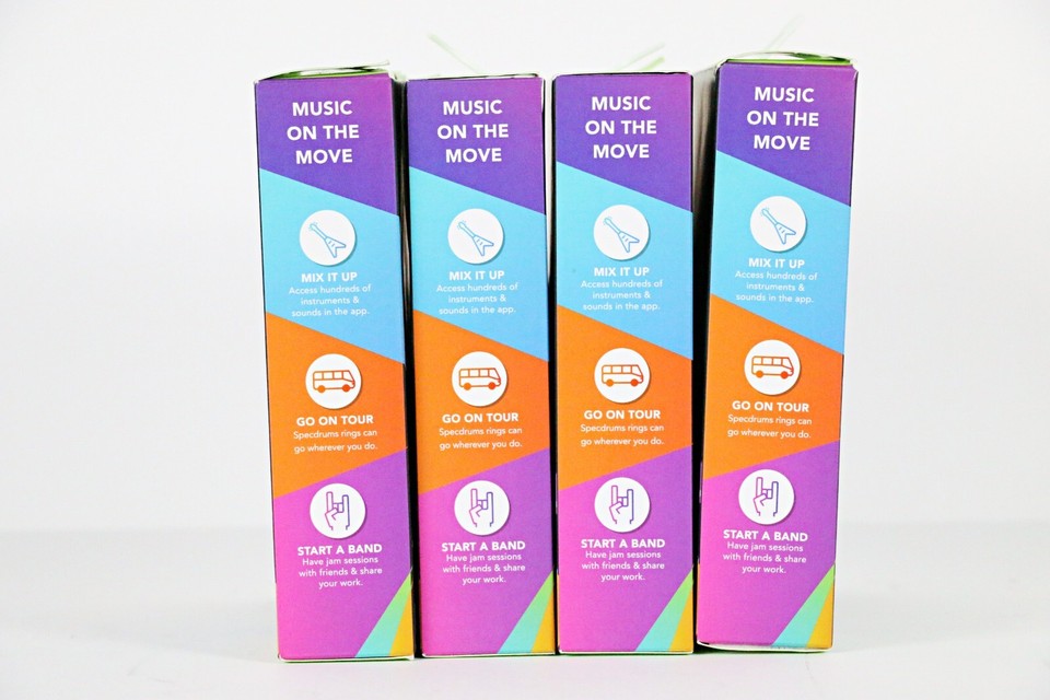 Lot of 4 Sphero Specdrums App-Enabled Musical Ring With Playpad | eBay