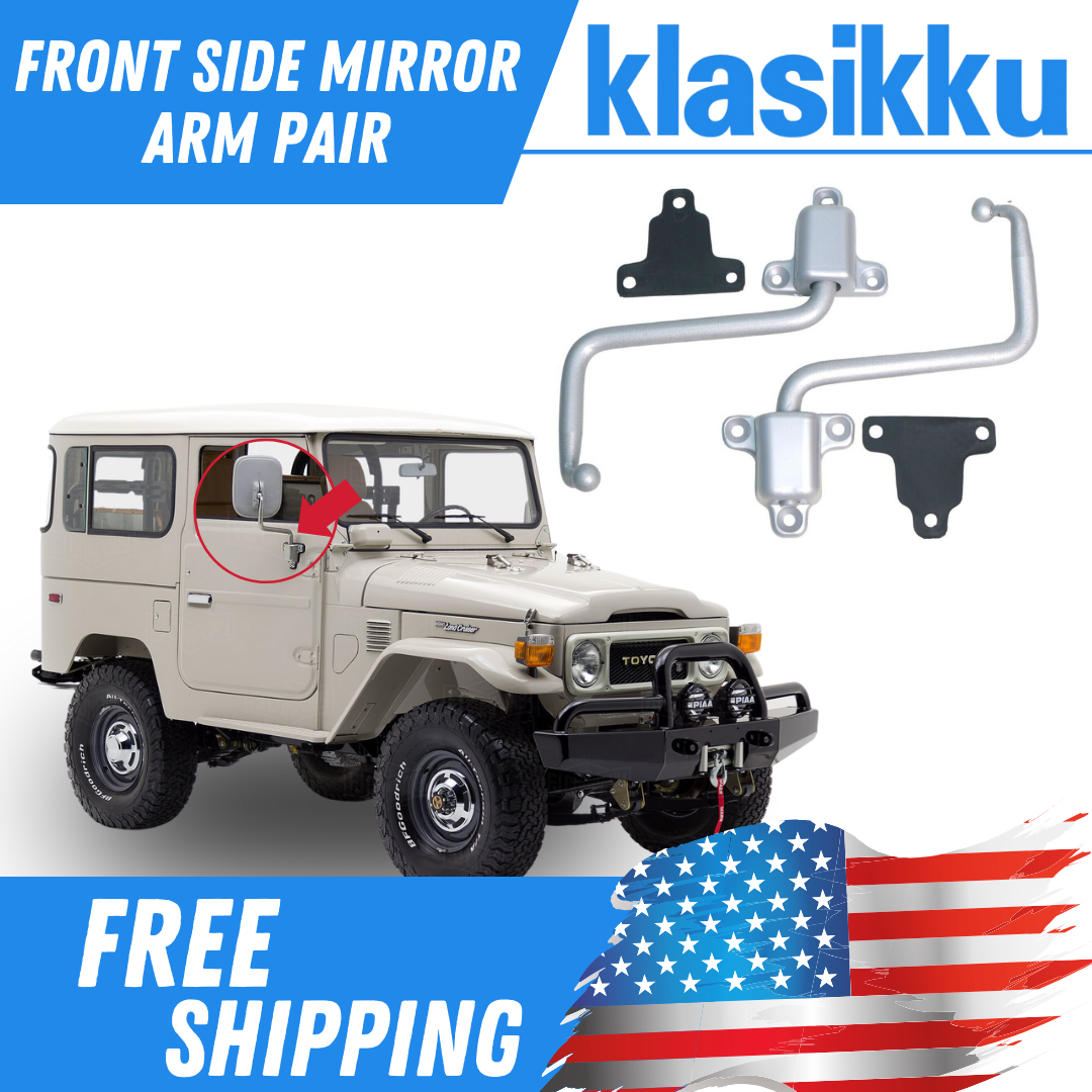 TOYOTA LAND CRUISER FJ40 FJ45 BJ42 BJ45 1976-1984 FRONT SIDE MIRROR ARM ...