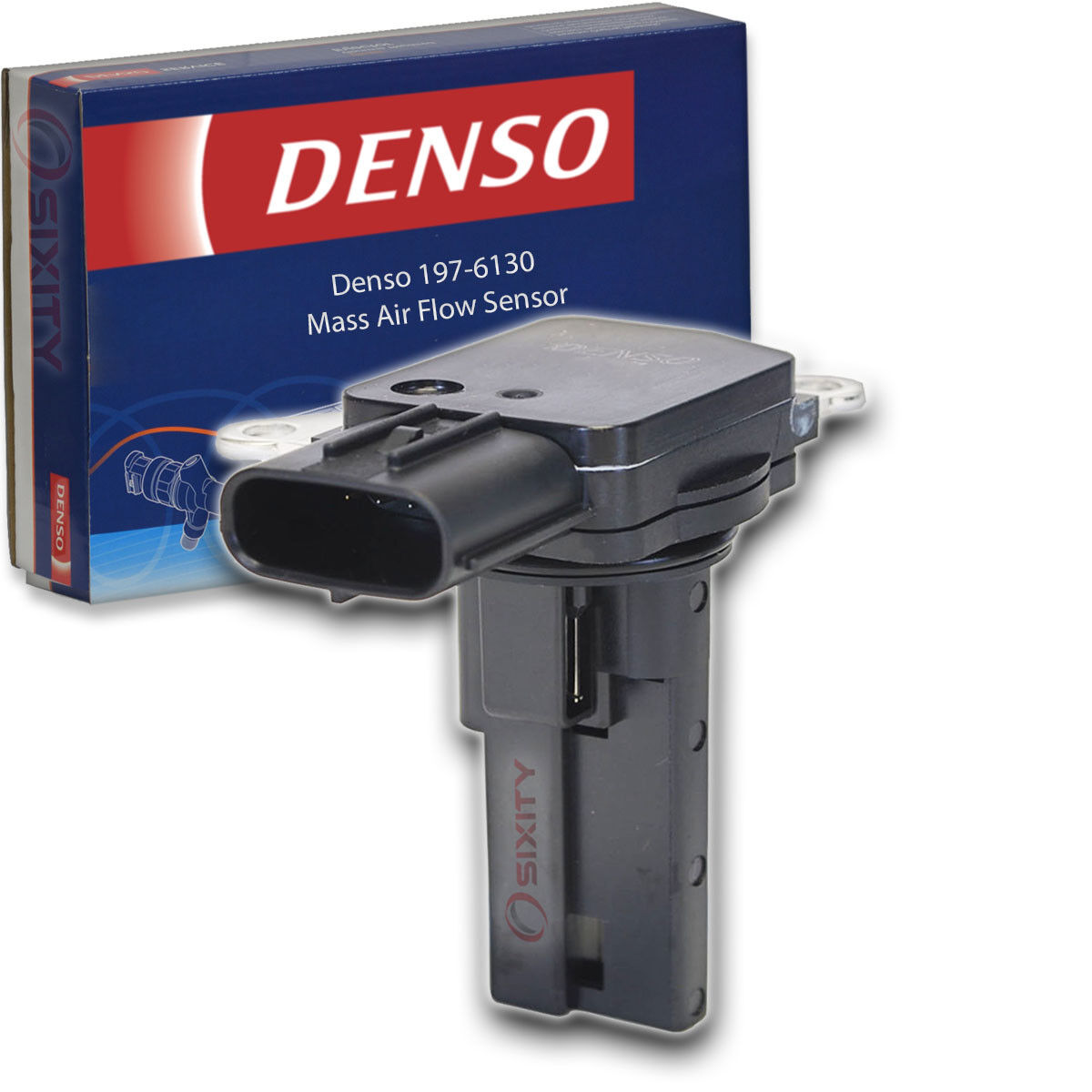 Denso 197-6130 Mass Air Flow Sensor for 1976130 22680 AA380 22680 AA38A ...
