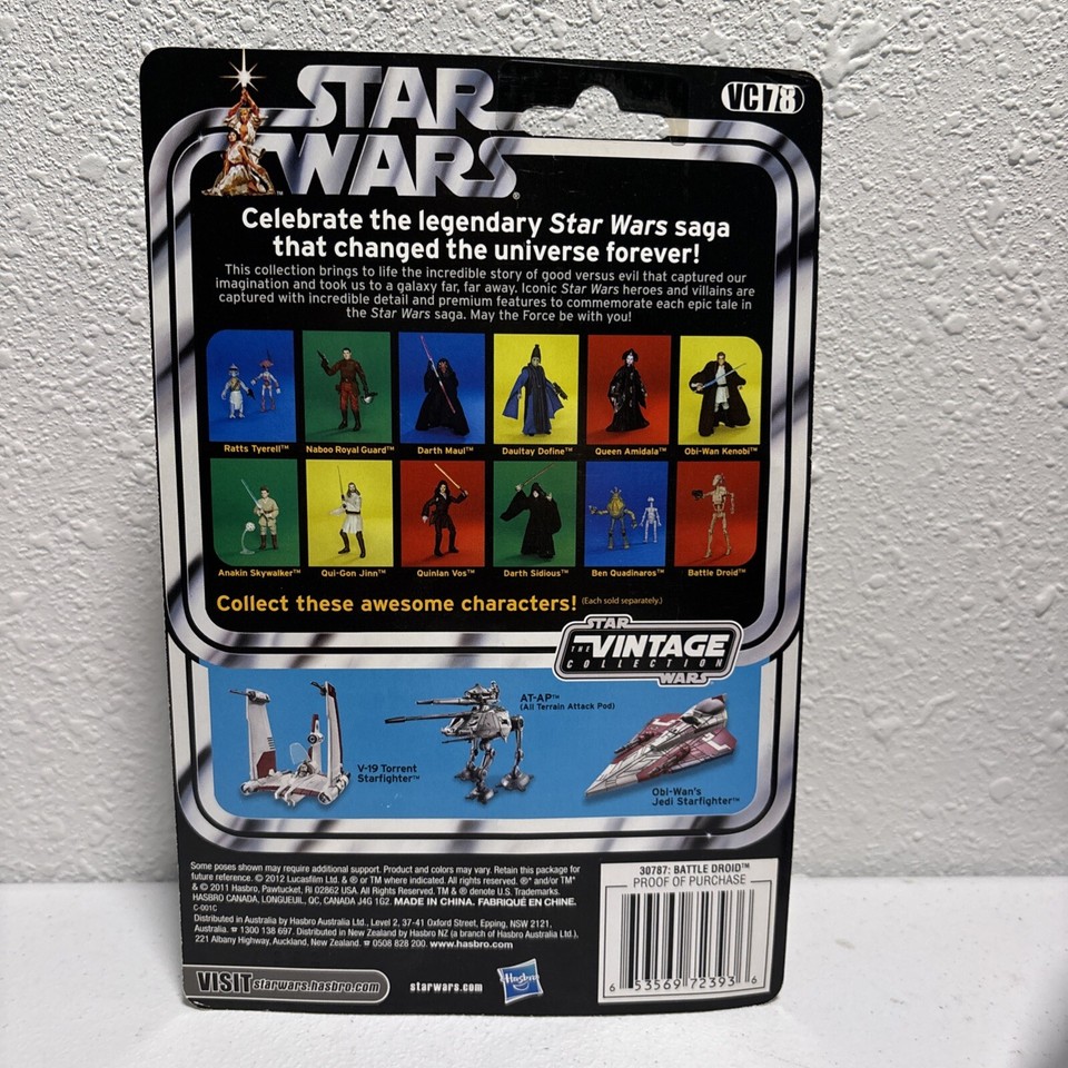Star Wars Vintage Collection Kenner Battle Droid VC78 653569723936 | eBay