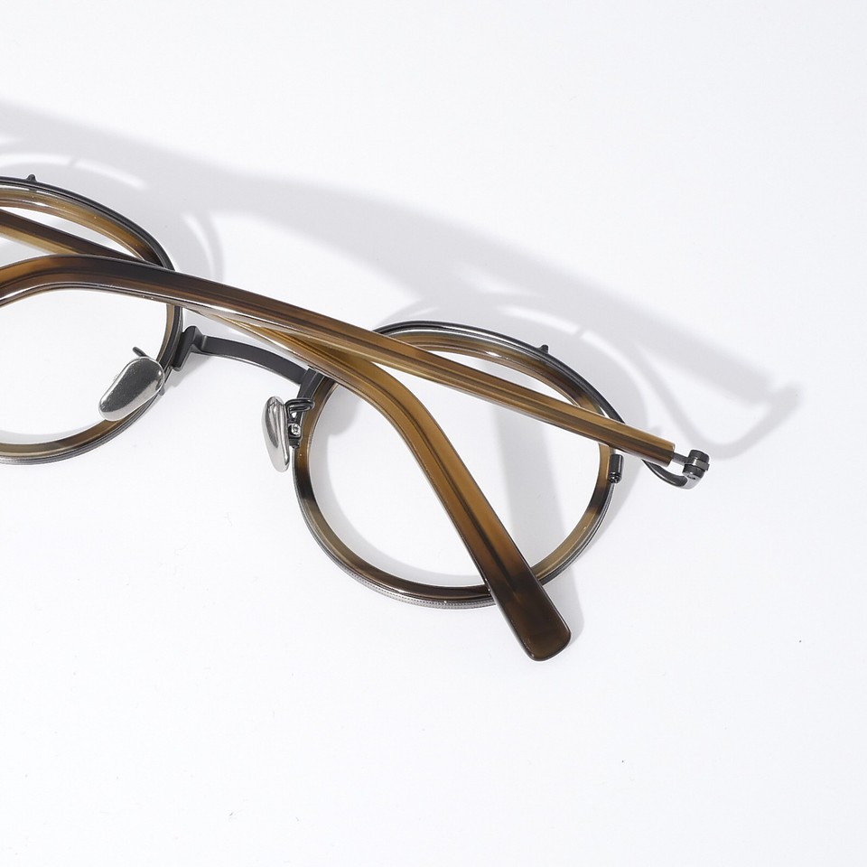 Japanese Round Eyeglass Frames Retro Hand Made Glasses Acetate+titanium ...