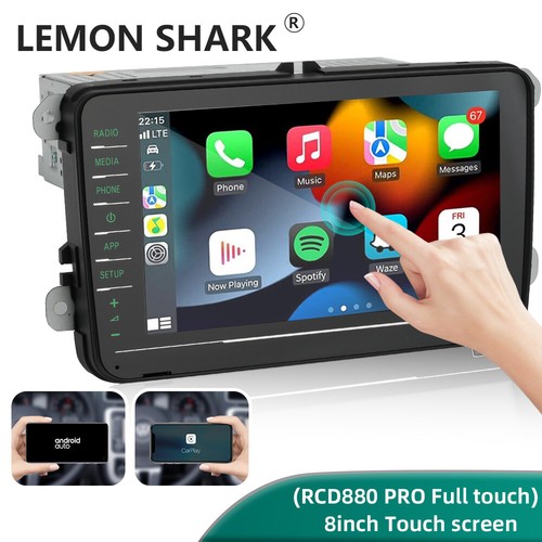 8" NONAME Green light RCD330 RCD880 PRO Car Radio Carplay Android Auto ...